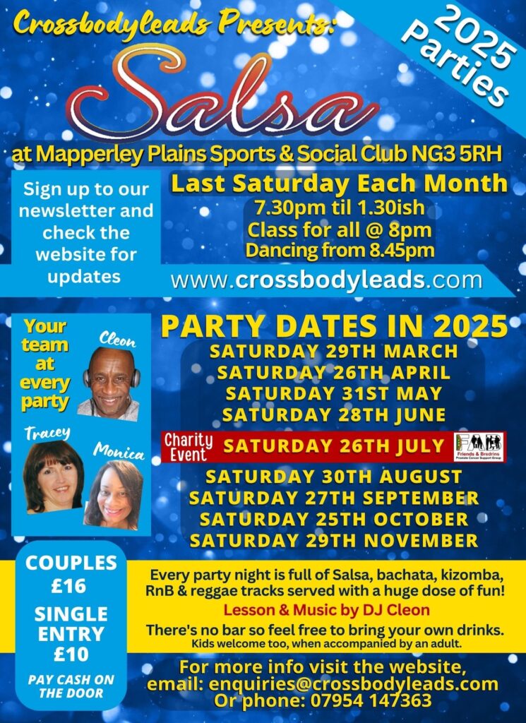 Best Salsa Parties in Nottingham & Nottinghamshire | Dance, Socialise ...